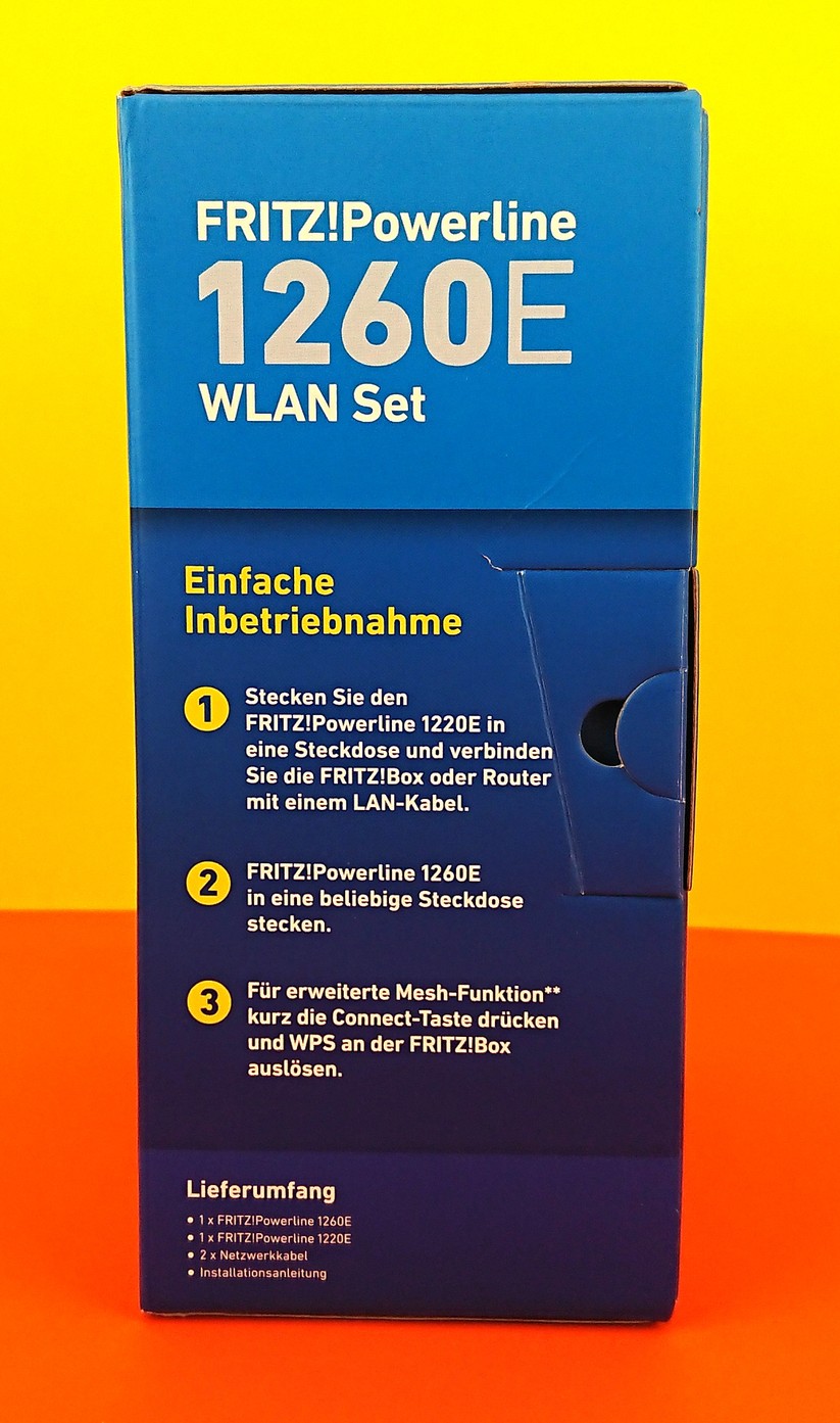 AVM Fritz Powerline 1260E Kit im Test: solide Leistung mit Mesh | Heise ...