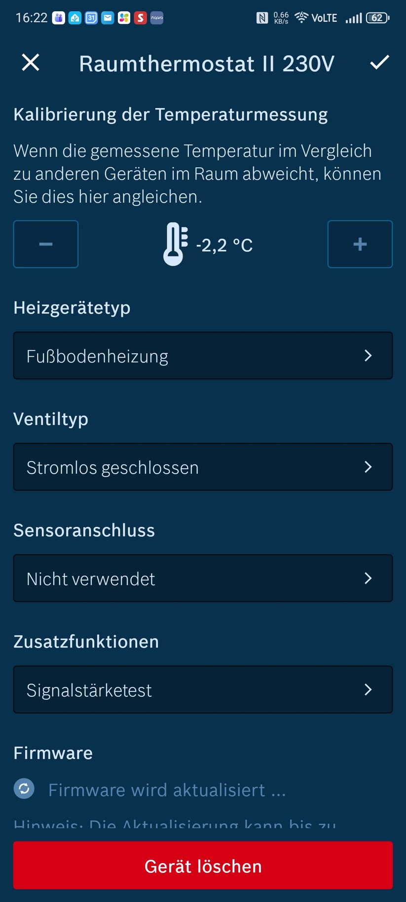 Bosch Raumthermostat II 230V mit Zigbee im Test: Fußbodenheizung smart ...